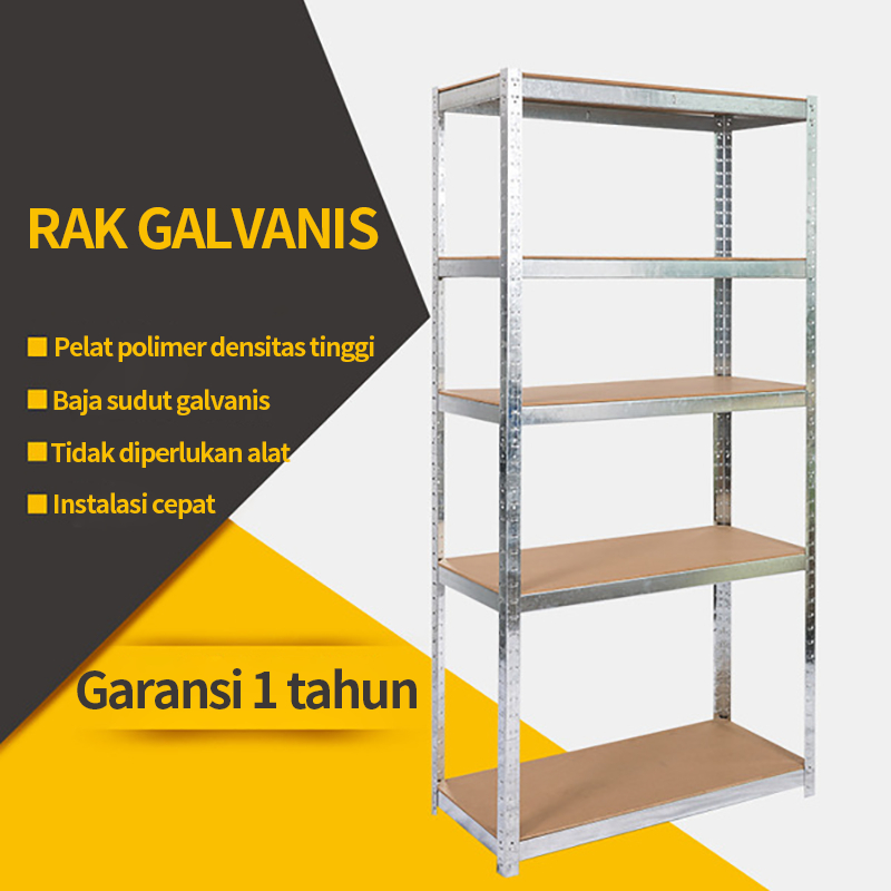 Jual Rak besi siku 4 Layer Rak gudang/Rak Besi Layer/Rak layer menjadi ...