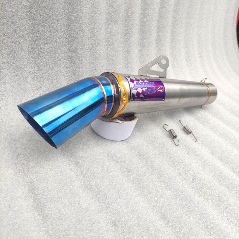 Jual Canister AUN Exhaust Conical only All Motorcycle pipe 51mm ...