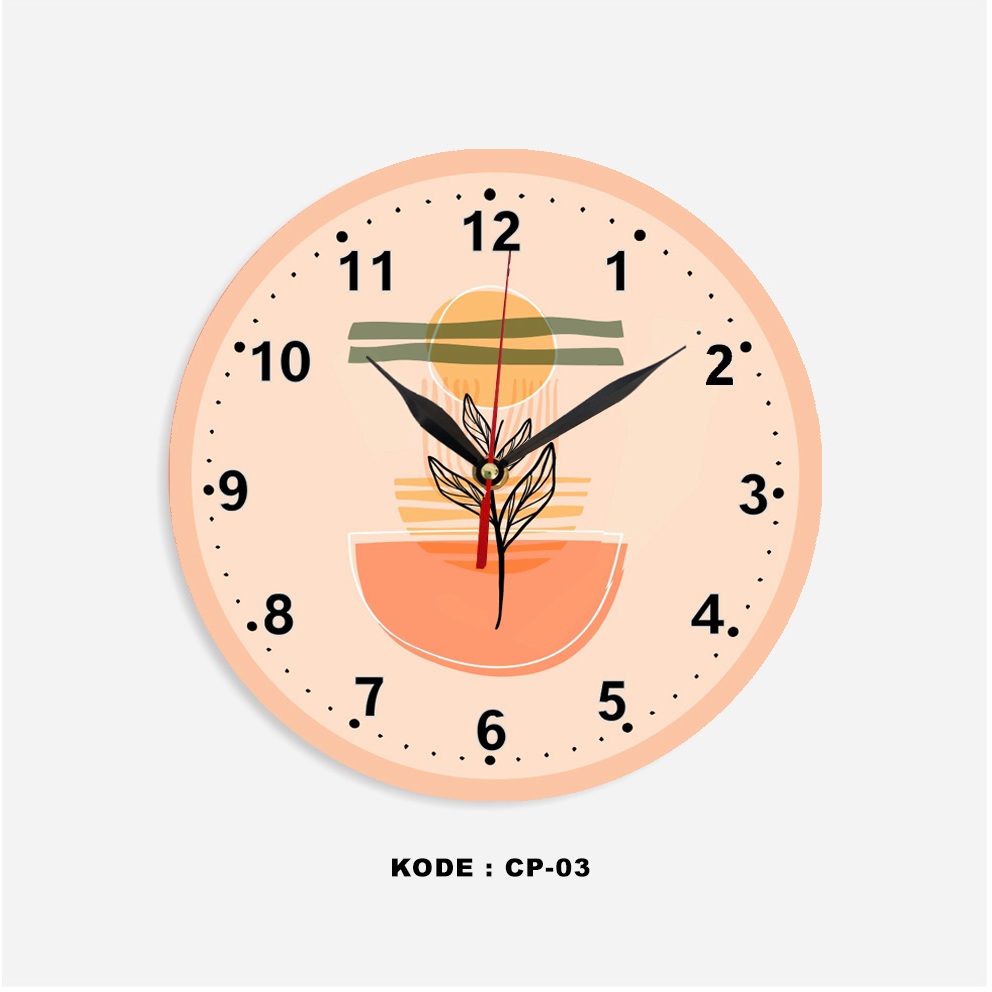 Jual JAM DINDING GANTUNG - JAM DINDING KAYU AESTHETIC - KAMAR MINIMALIS ...
