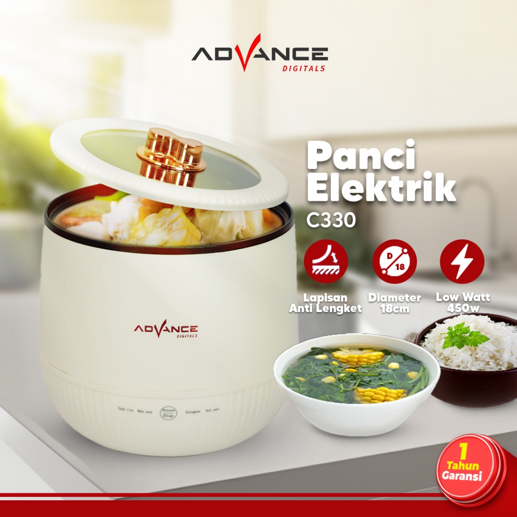 Jual Advance C330 Penanak Nasi Mini Canggih Pengukus Perjalanan ...