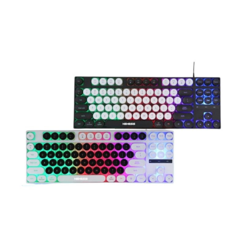 Jual NYK KEYBOARD GAMING NYK NEMESIS FURION K-04 RGB | Shopee Indonesia