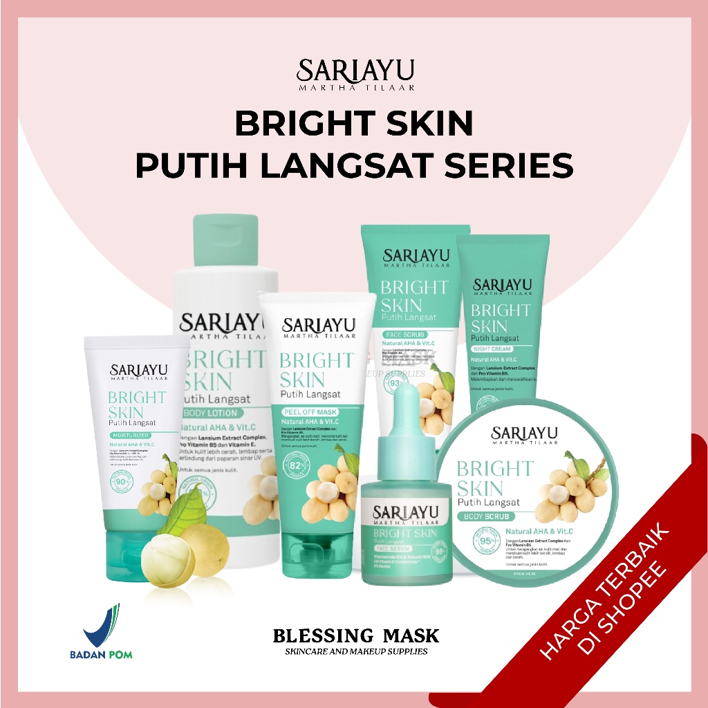 Jual Sariayu Bright Skin Putih Langsat Face Series | Shopee Indonesia
