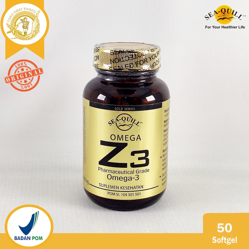 Jual SEA QUILL OMEGA 3 Z3 (50 SOFTGEL) / SEAQUILL | Shopee Indonesia