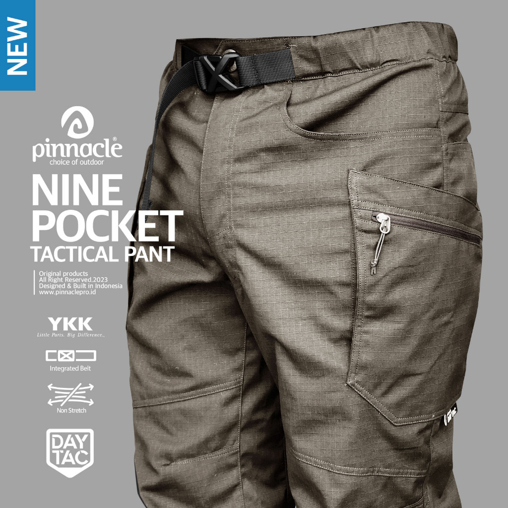 Jual Pinnacle Pro Official Nine Pocket Day Tac Pant - Coyote | Shopee ...