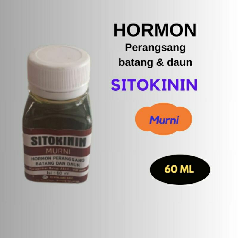 Jual Hormon murni Sitokinin Hormon batang dan daun 60 ml | Shopee Indonesia