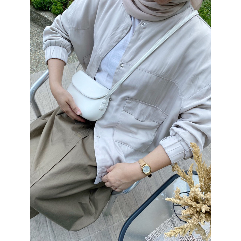 Jual Moezz Gyana Jacket Bomber Bahan Katun Shimmer Dengan Furring ...