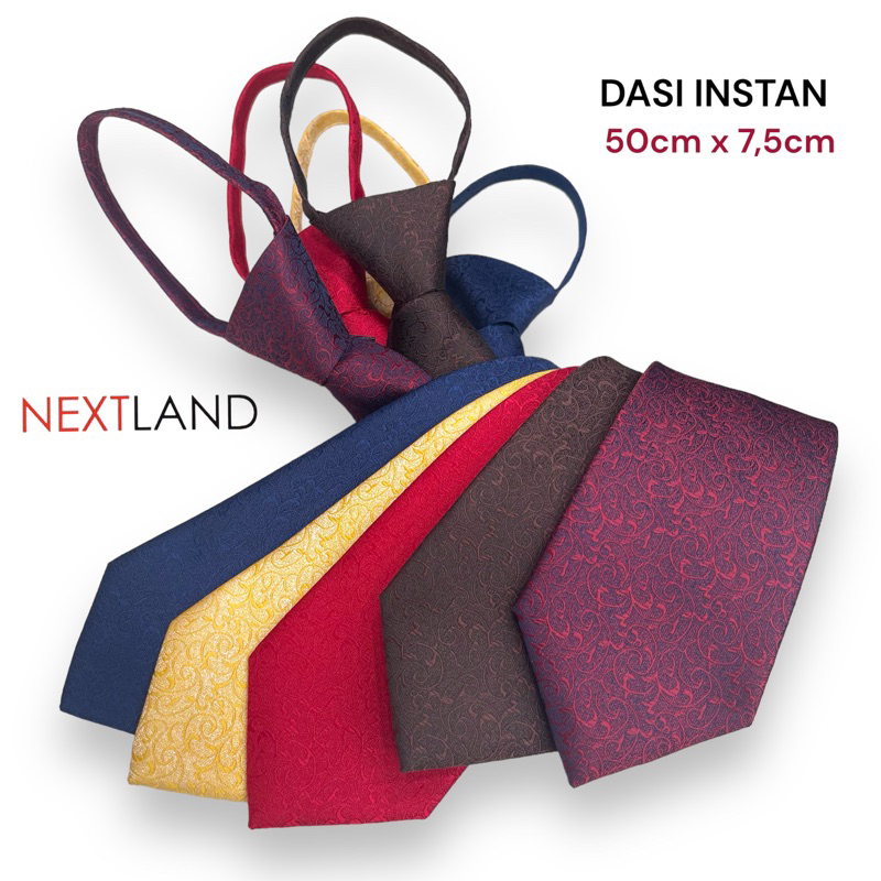 Jual NEXTLAND-DASI PRIA INSTAN DASI JADI LANGSUNG PAKAI 50cm x 7,5cm ...