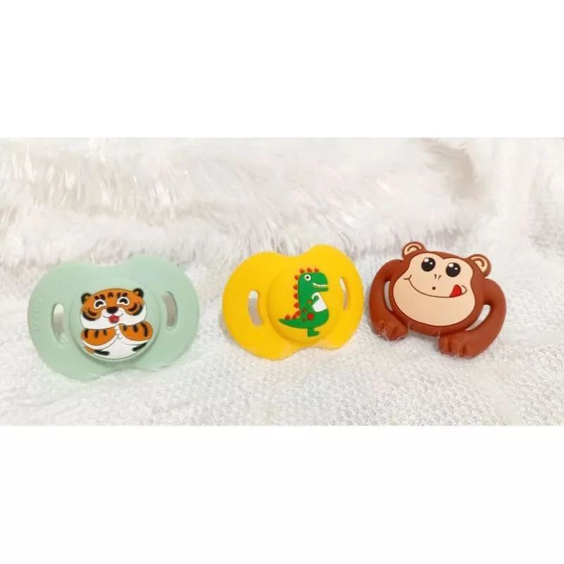Jual Empeng Bayi Silikon Gepeng Premium Karakter / empeng bayi/ dot ...