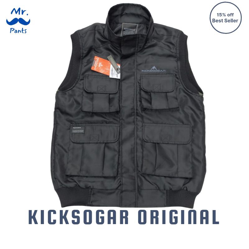 Jual Kicksoogar Original Jaket Rompi Vest Pria Outdoor Premium ...