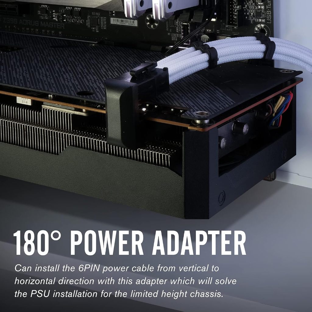 Jual EZDIY-FAB GPU VGA PCIE 6 PIN 180 DEGREE ANGLE CONNECTOR POWER ...