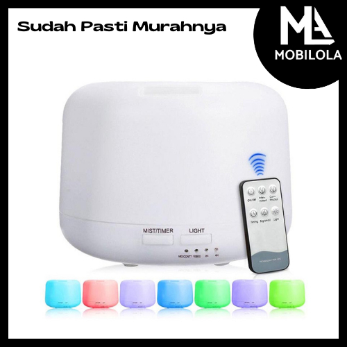 Jual MOBILOLA - Humidifier Aromatherapy Oil Diffuser 6 LED + Remote ...
