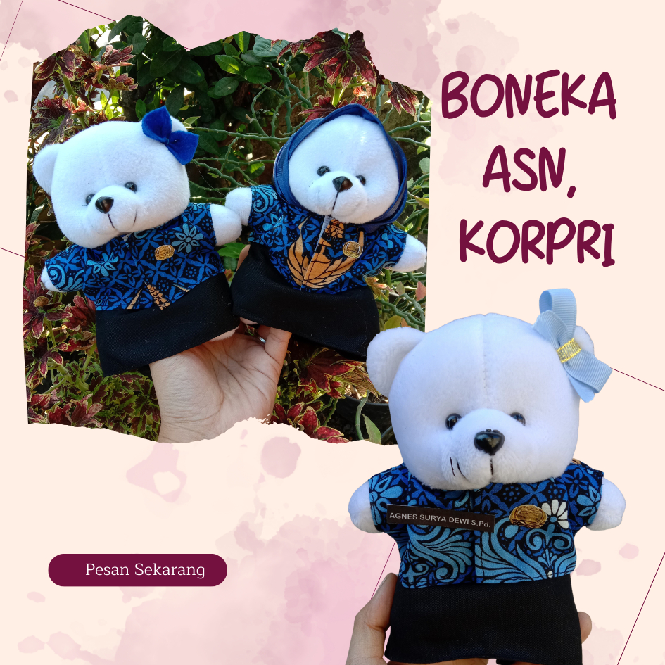 Jual Boneka Profesi Seragam KORPRI PNS / Boneka ASN Guru | Shopee Indonesia