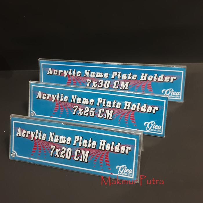 Jual Papan Nama Meja. Acrylic Name Plate Holder 1sisi uk. 7x20cm ...