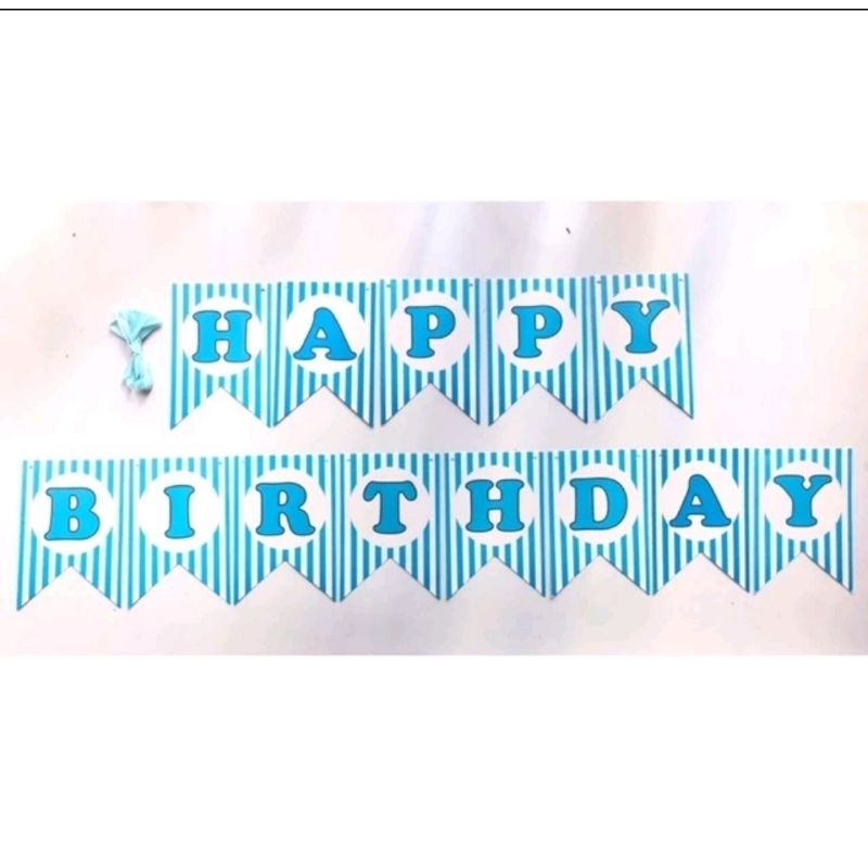 Jual Bunting Flag Happy birthday Bendera Ulang Tahun Hiasan tulisan ...