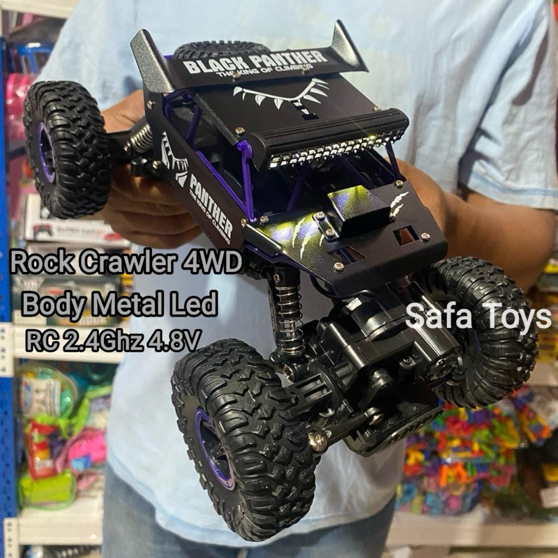Jual Mobil RC Rock Crawler BODY Metal Led 2.4GHz Mainan Remote Kontrol ...