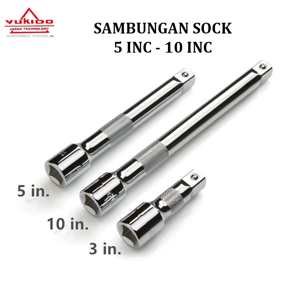 Jual Extension Bar 1/2 Inch x 5 Inch 10 Inch Pilih Ukuran - Sambungan ...