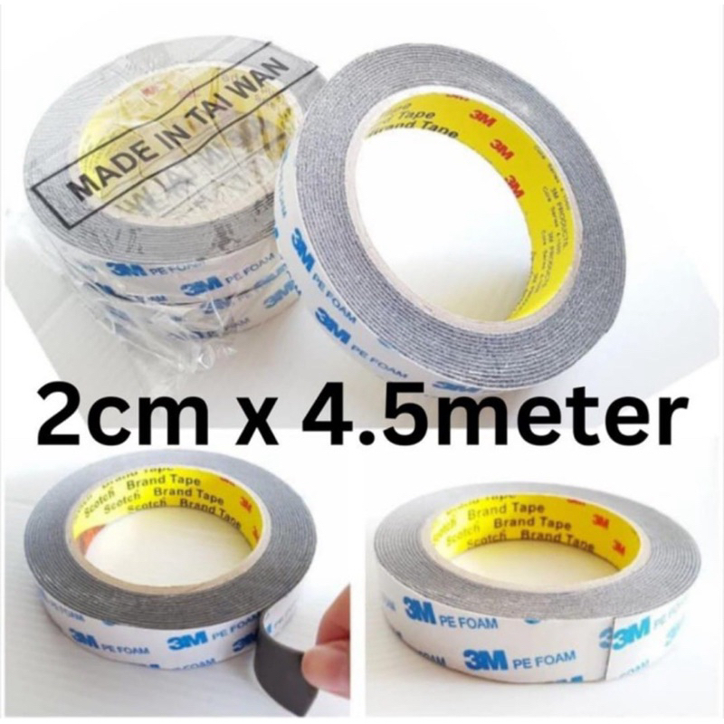 Jual DOUBLE TAPE LEM BOLAK BALIK 3M PUTIH/FOAM TAPE ISOLASI BOLAK BALIK ...