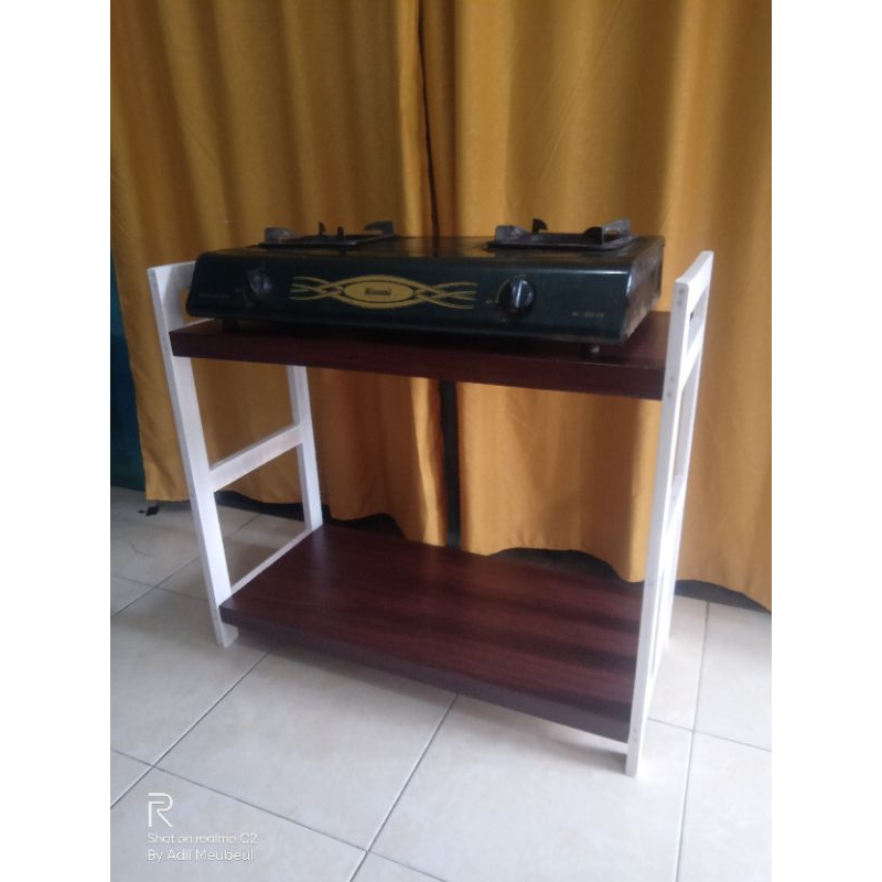Jual MEJA KOMPOR GAS 2 TUNGKU/ MEJA SERBAGUNA/ MEJA DISPENSER MEJA TV ...