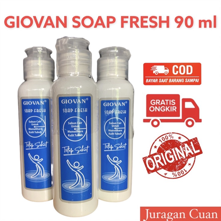 Jual JSRY7409 SABUN GIOVAN SOAP FRESH (Biru) 90 ml KEMASAN TERBARU ...