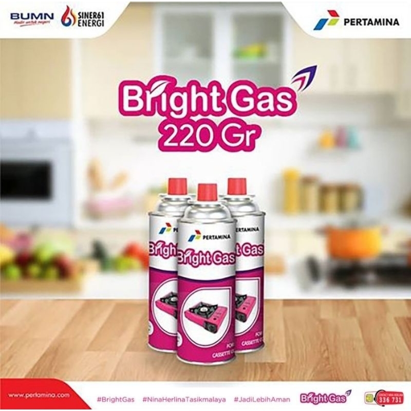Jual Gas Portable bright original 220g | Shopee Indonesia