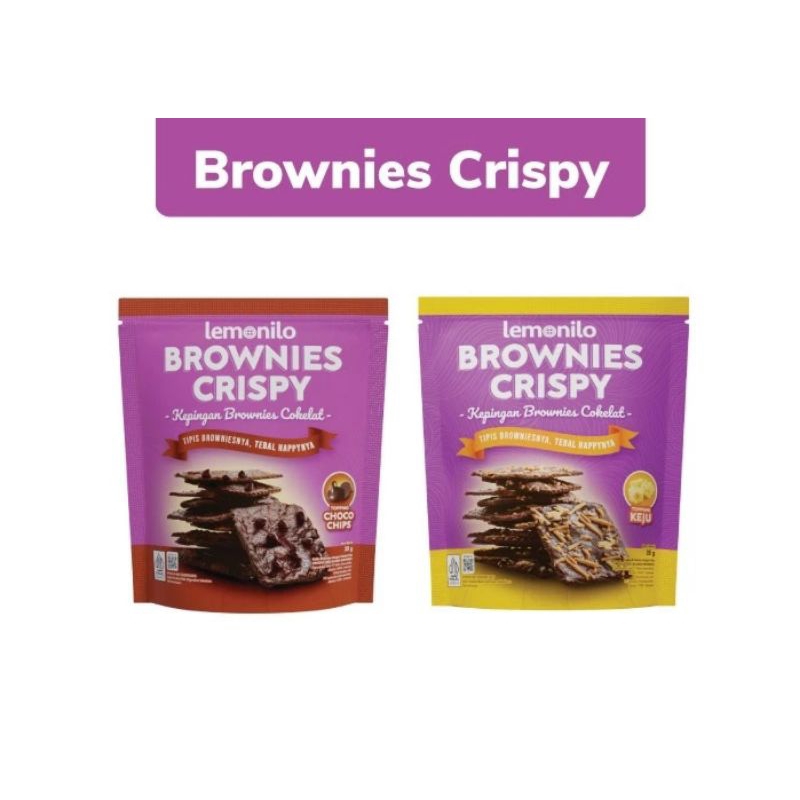 Jual Lemonilo Brownies Crispy 30gr - Brownies Crispy Chocochips & Keju ...