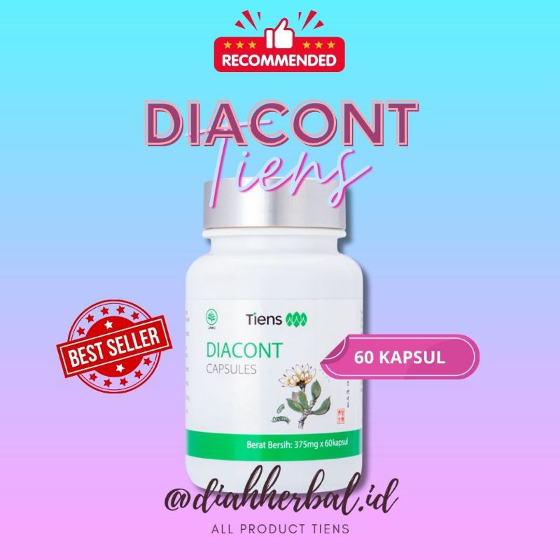 Jual Diacont Tiens Original Obat Diabetes Herbal Paling Ampuh | Shopee ...