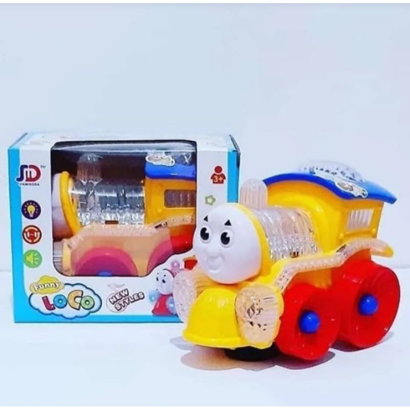 Jual Mainan Loco Kereta Api Lampu Musik Mainan Kereta Api Musik Dan