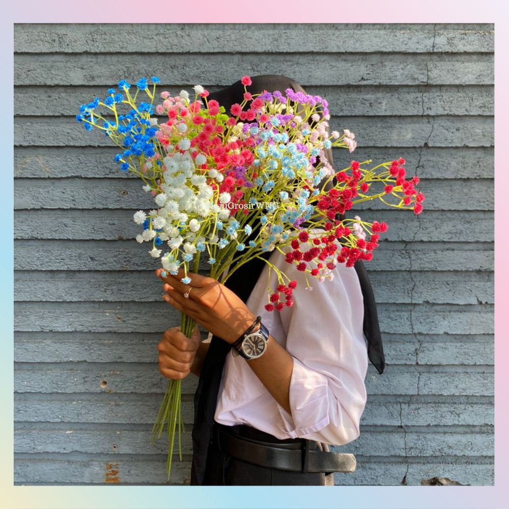 Jual BUNGA BABY BREATH SINGLE STEM AESTHETIC ARTIFICIAL FLOWER BUNGA ...