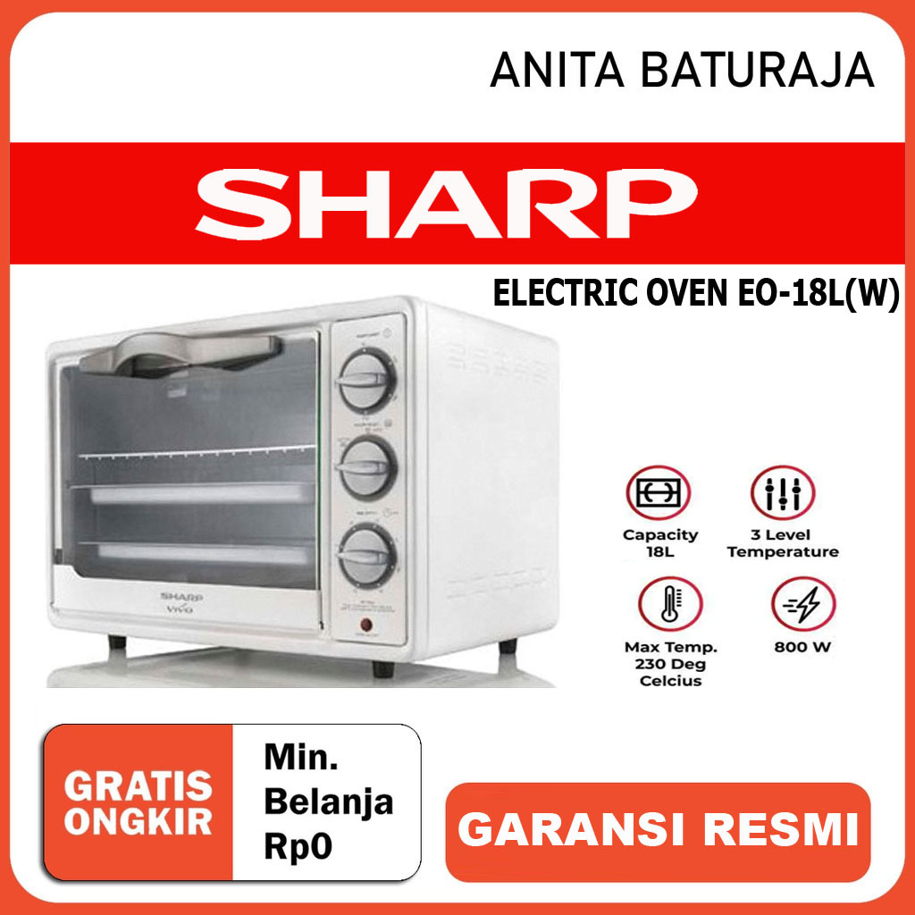 Jual Sharp Libre Electric Oven EO-18L(W) | Shopee Indonesia