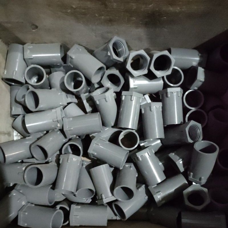 Jual SOCKET PVC 1/2" inch fitting pipa SDD sok dalam | Shopee Indonesia