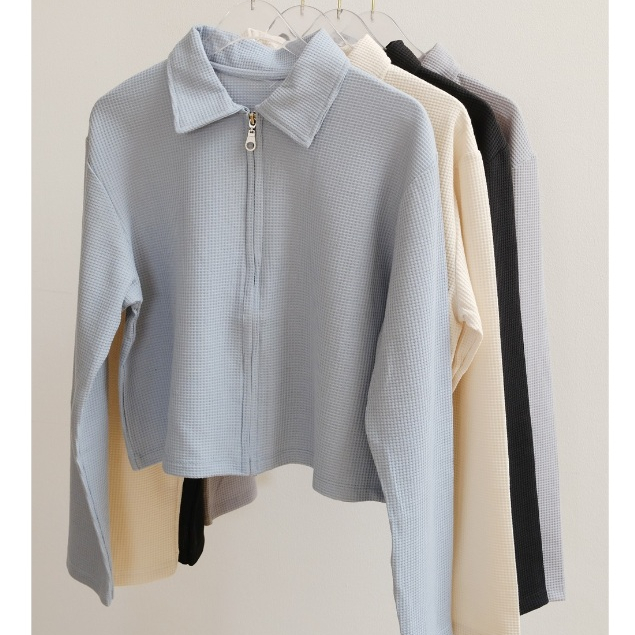 Jual Caerys - Gwen Zipper Top - Atasan Wanita Kekinian | Shopee Indonesia