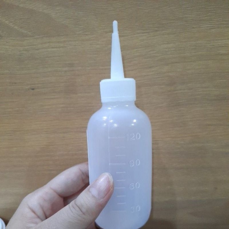 Jual Botol obat keriting 120 ml/ujung lancip/ botol aplikator | Shopee ...