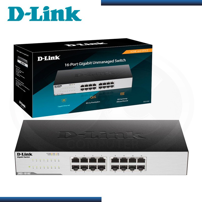 Jual D-LINK DLINK DGS-1016C Gigabit Switch 16 Port Rackmount 1000Mbps ...