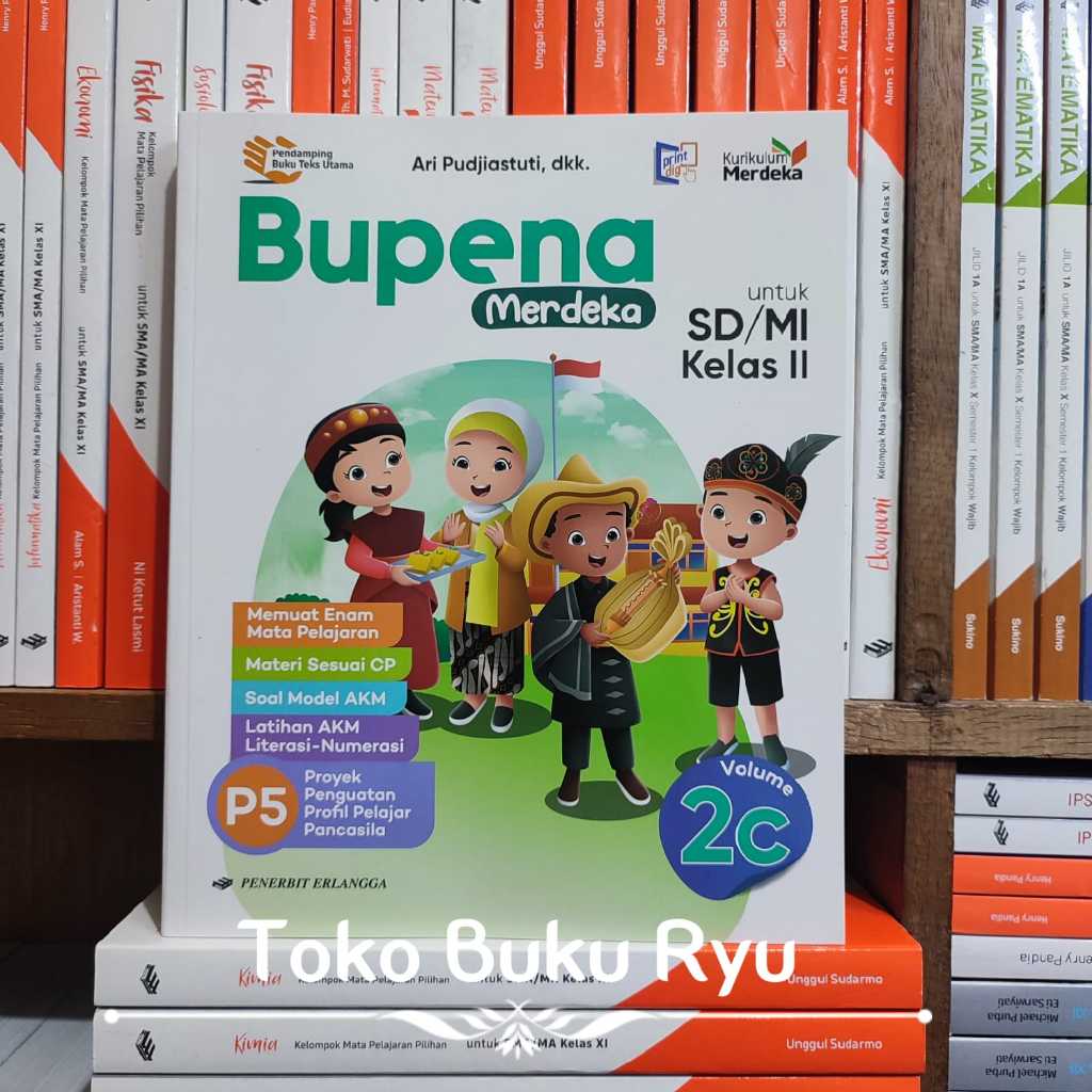 Jual Buku Bupena Merdeka 2C Kelas 2 SD Kurikulum Merdeka Erlangga ...