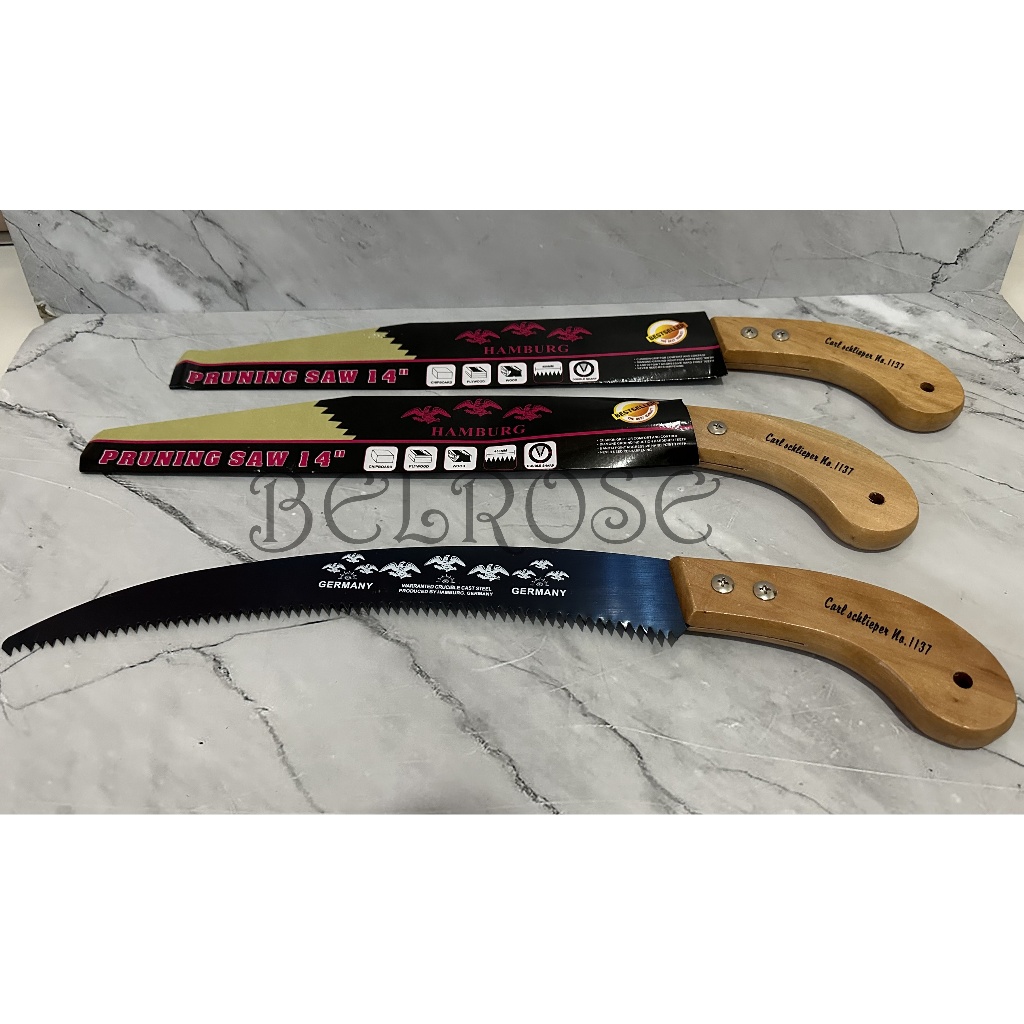 Jual GERGAJI LENGKUNG GERMANY / Gergaji Tangan "RRT" Pruning Shaw 14 Inch / Graji Geraji Gergaji ...