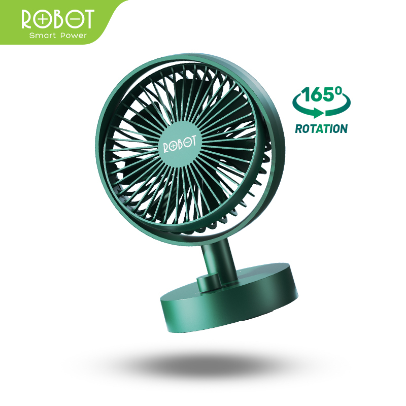 Jual Robot RT-BF18 Kipas Angin Meja USB Mini Fan Dekstop Auto Rotate ...
