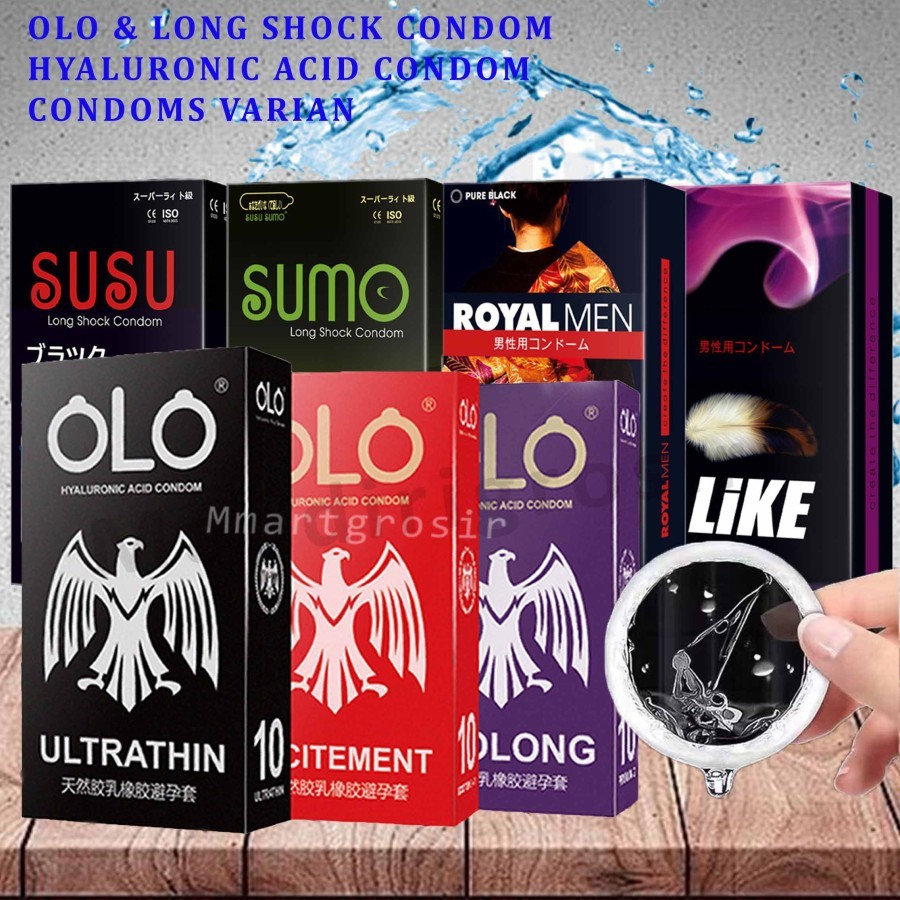 Jual Hyaluronic Acid Condom * Olo & Long Shock Condom * Condom Varian | Shopee Indonesia