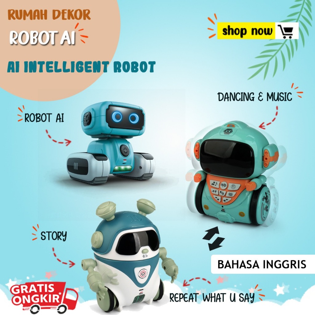 Jual Robot Pintar Multifungsi Meningkatkan Edukasi Dan Kreativitas Anak ...