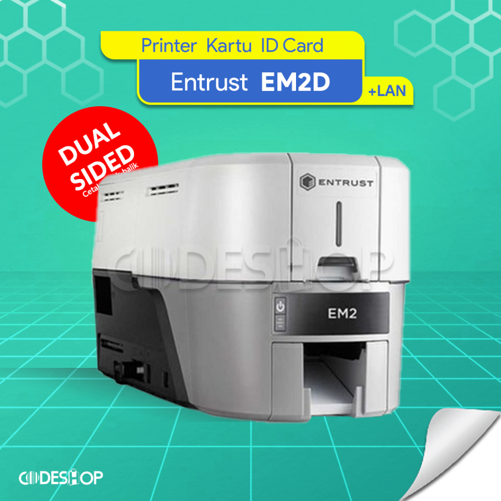 Jual PRINTER KARTU ENTRUST SIGMA EM2D CETAK ID CARD DUA SISI 300 DPI ...