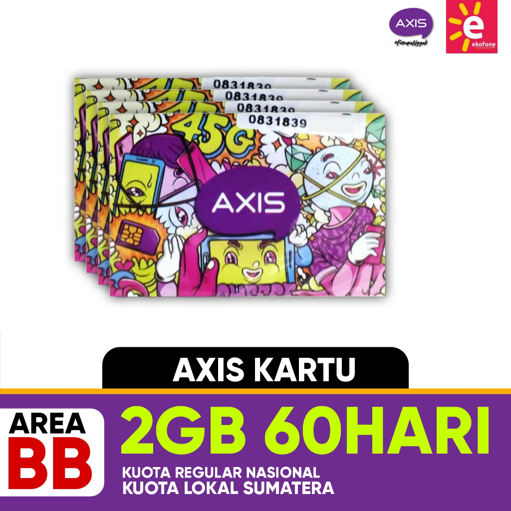 Jual AXIS 60H 2GB BB (3GB BB2.5/3GB BOY/1,5GB NAS) (KARTU) | Shopee ...
