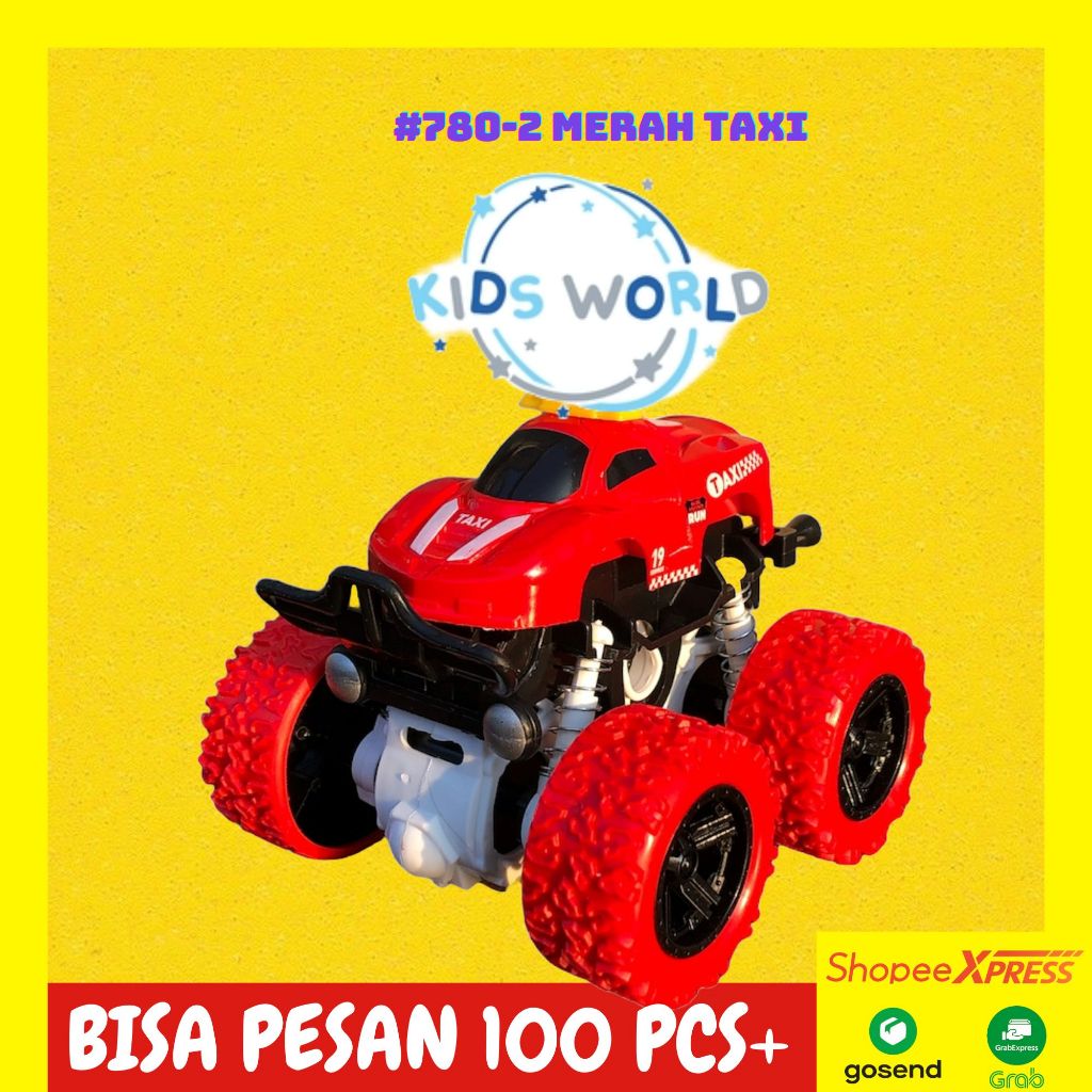 Jual CUCI GUDANG[KIDSWORLD] Mobil Monster Zap Mainan Mobil Jip anak Off ...