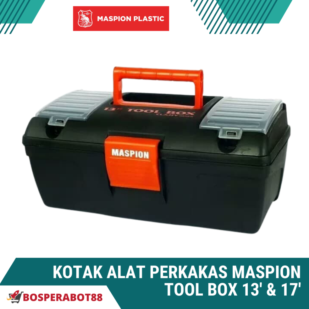 Jual KOTAK TEMPAT ALAT PERKAKAS / CLASSY TOOLS MASPION BOX / TOOL BOX ...