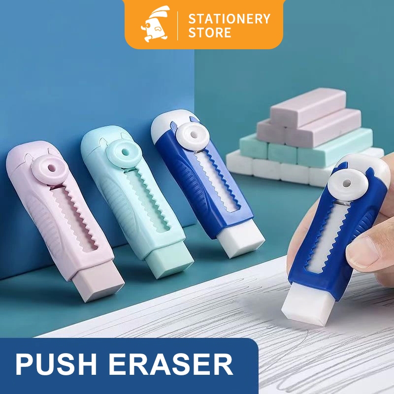 Jual Sliding Eraser/Mechanical Eraser Warna Lucu Tidak Meninggalkan ...