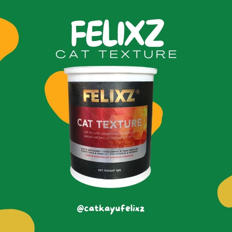 Jual Felixz Cat Texture paint, Cat Tekstur | Shopee Indonesia