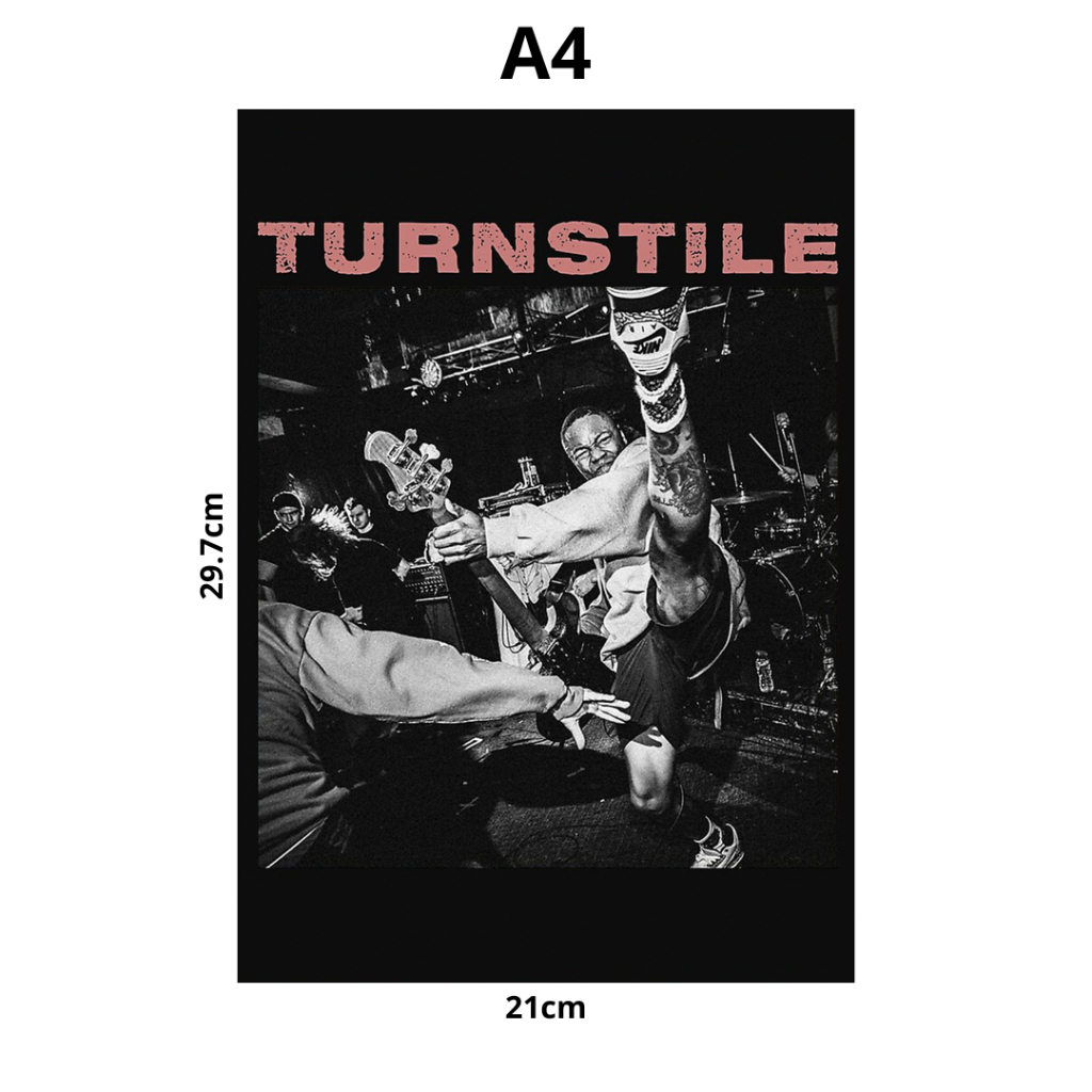 Jual Poster Band TURNSTILE 2 (A3, A4, A5) | Shopee Indonesia