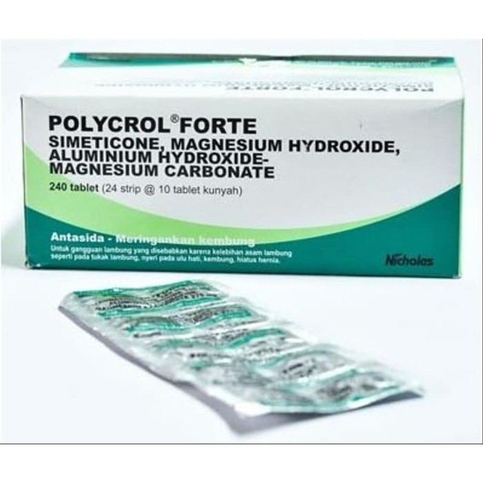 Jual polycrol forte strip 10 tablet | Shopee Indonesia