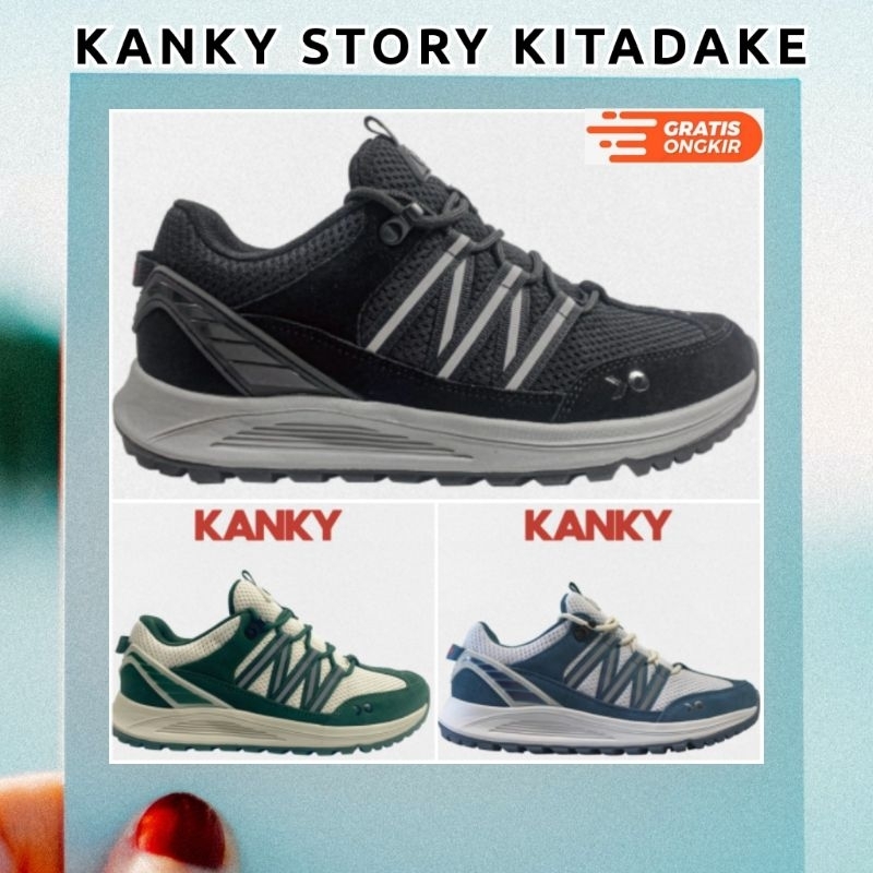 Jual Sepatu Kanky Story Kitadake Original - Sepatu pria gunung sporty ...