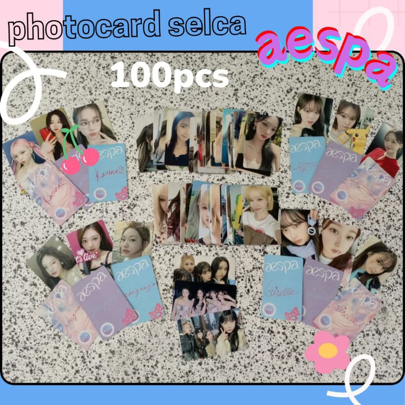 Jual AESPA Photocard 2 sisi 100pcs! | Shopee Indonesia