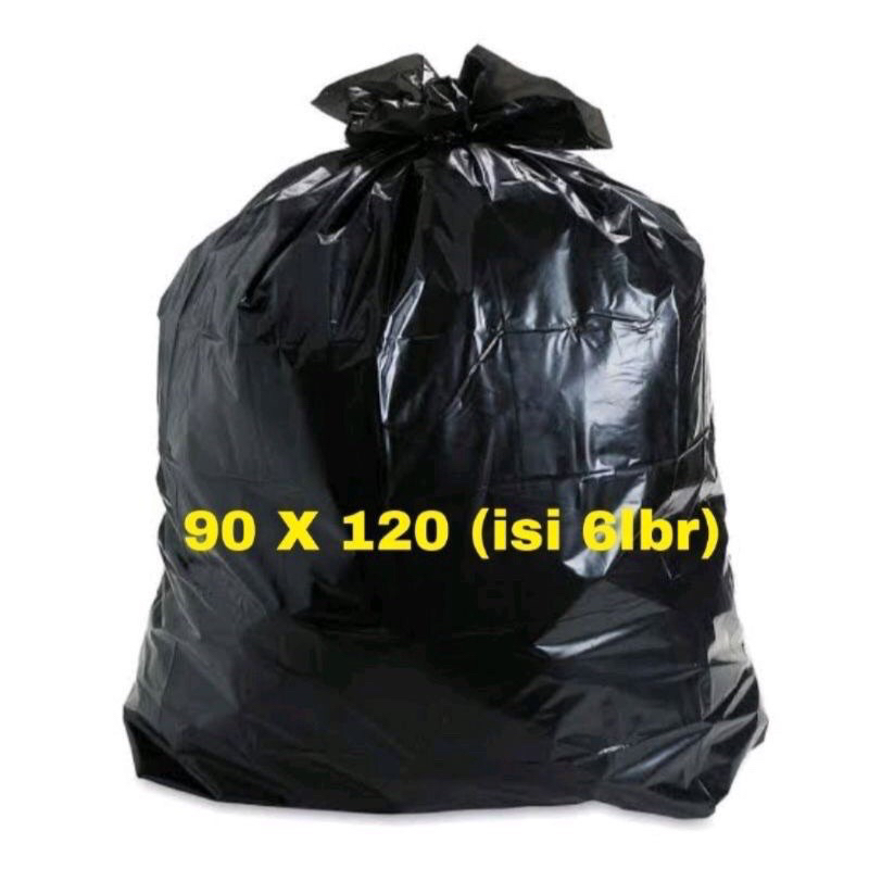 Jual HD sampah trash bag poly bag kantong plastik sampah hitam | Shopee Indonesia