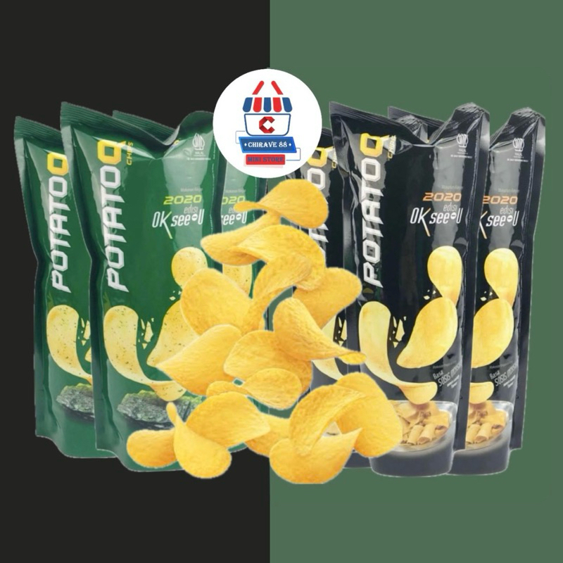 Jual Kikoya Snack - Potato Q Chips - Keripik Kentang Pouch 50g | Shopee ...